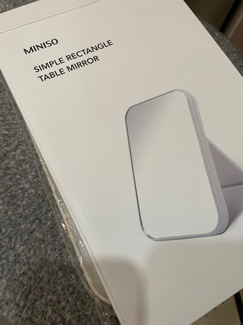 Miniso Table Mirror, Furniture & Home Living, Home Decor, Mirrors on ...