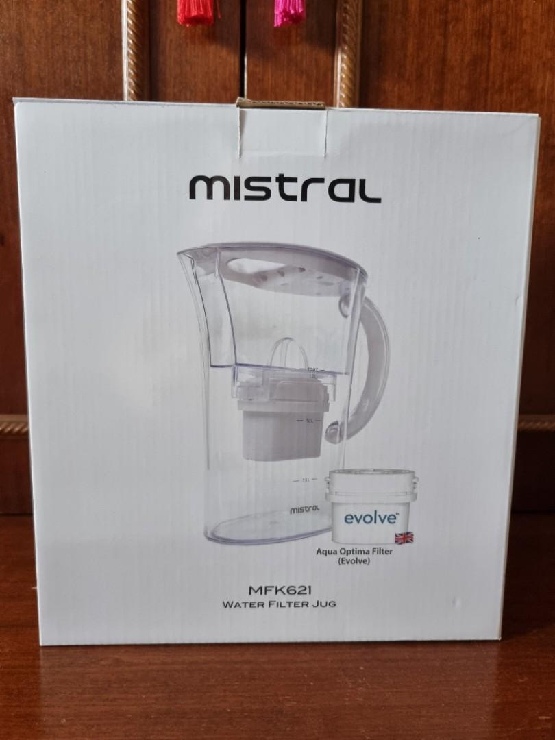 Mistral Water filter jug MFK621 with free filter, TV & Home Appliances ...