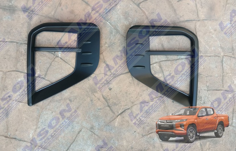 Mitsubishi Strada 2019 - 2022 Foglight Cover Black, Car Parts ...