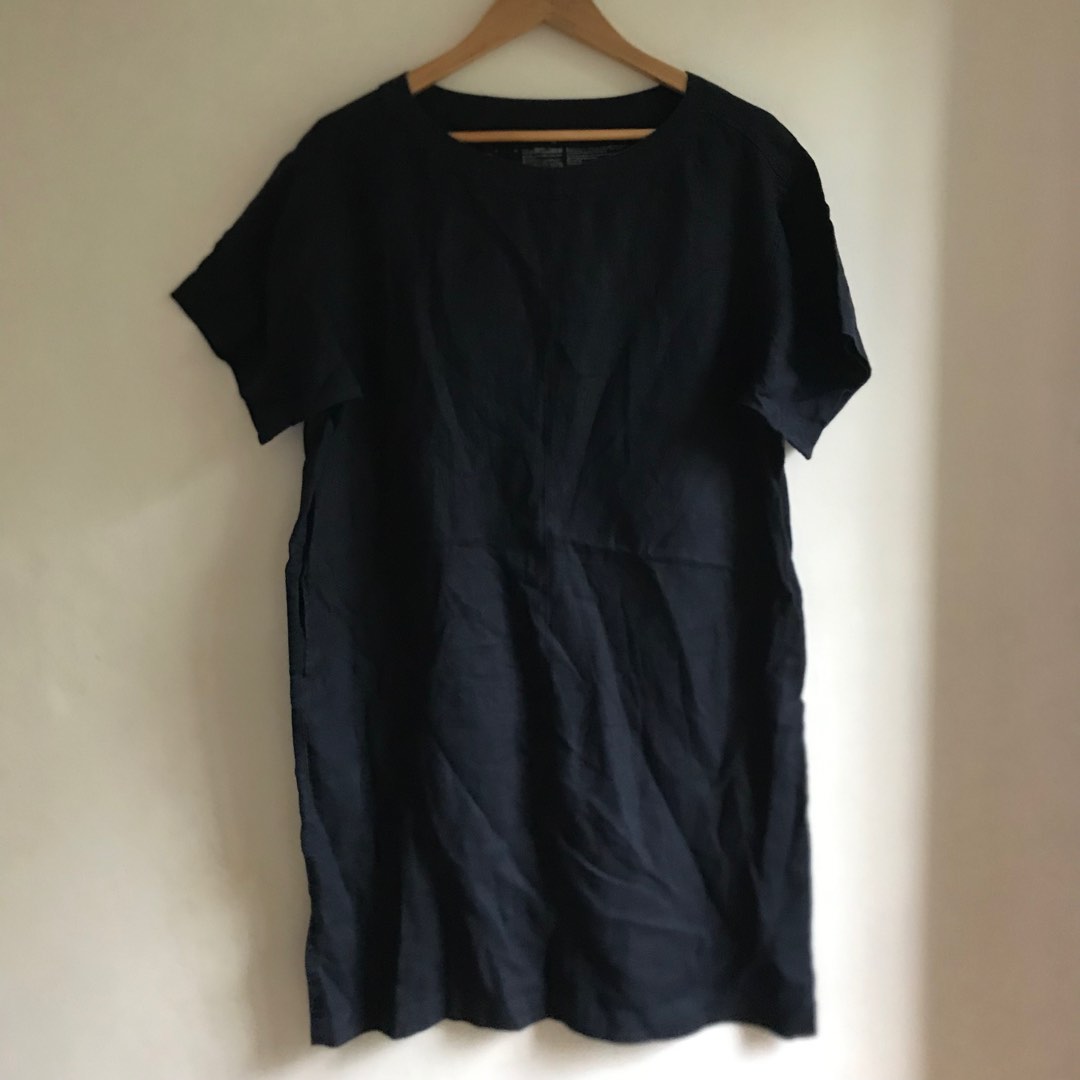 ♥️MUJI linen dress, Women's Fashion, Dresses & Sets, Dresses on Carousell