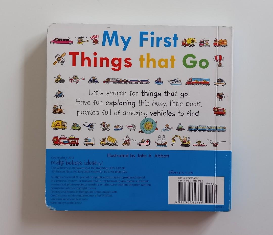 My first things that go board book (bubble buddies), Buku & Alat Tulis ...