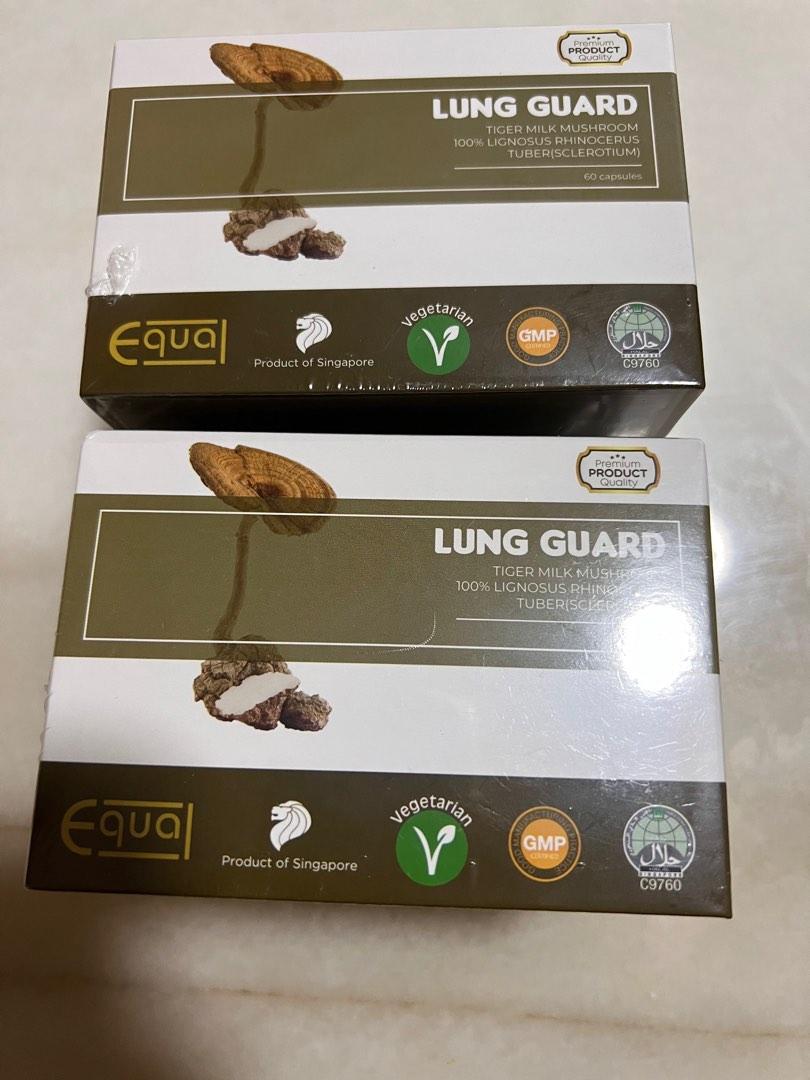 (UP: $88) Equal Lung Guard | 100% Tiger Milk Mushroom 60 Capsules ...