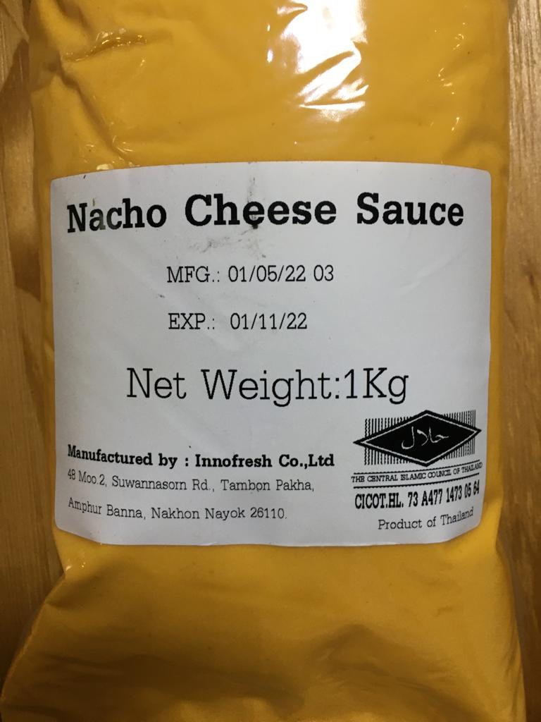 NACHO CHEESE SAUCE 1KG (HALAL), Food & Drinks, Packaged & Instant Food ...