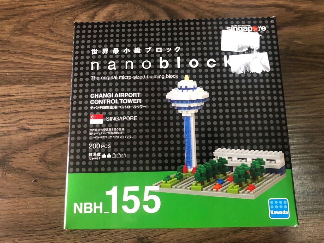 Nanoblock Changi Airport Exclusive - Singapore Changi Airport Control Tower, Hobbies & Toys ...