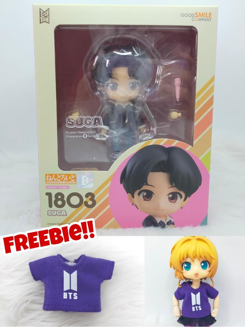 Nendoroid #1803 SUGA BTS TinyTan w/ FREE BTS Nendoroid Doll/Obitsu11/YMY Shirt, Hobbies & Toys ...