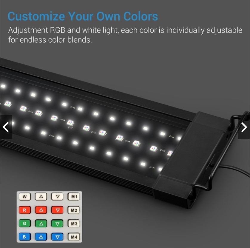 NICREW Planted Aquarium LED Lighting 24/7 Hour Automated Aquarium Lighting LED Fish Tank Light ...
