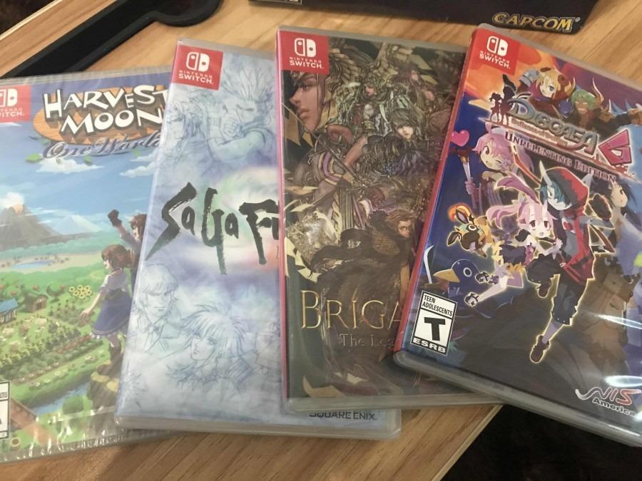 Nintendo Switch Console Full Set Oreo Version + 5 Original Games, Video ...