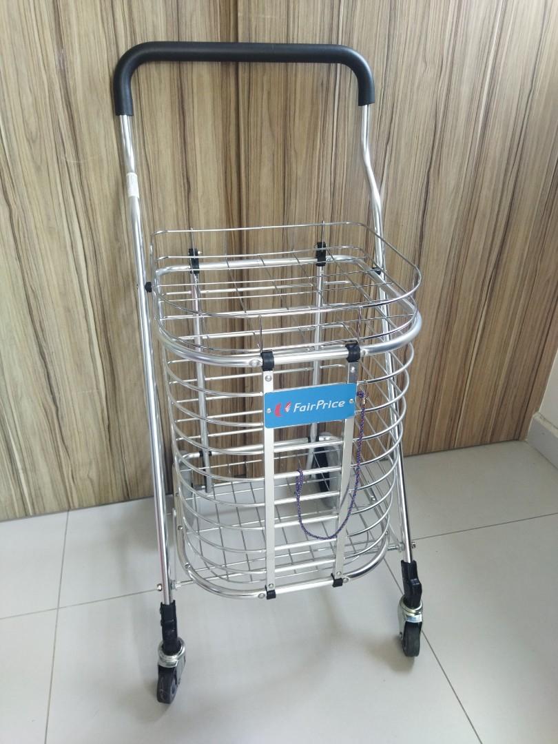 NTUC shopping trolley, Furniture & Home Living, Furniture, Other Home ...