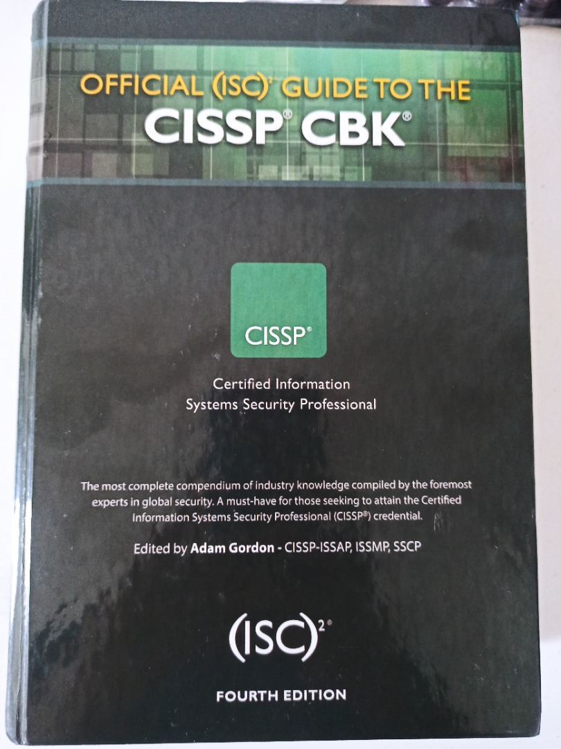 Official (ISC) Guide to the CISSP CBK, Adam Gordon, 4th edition, Hobbies & Toys, Books ...
