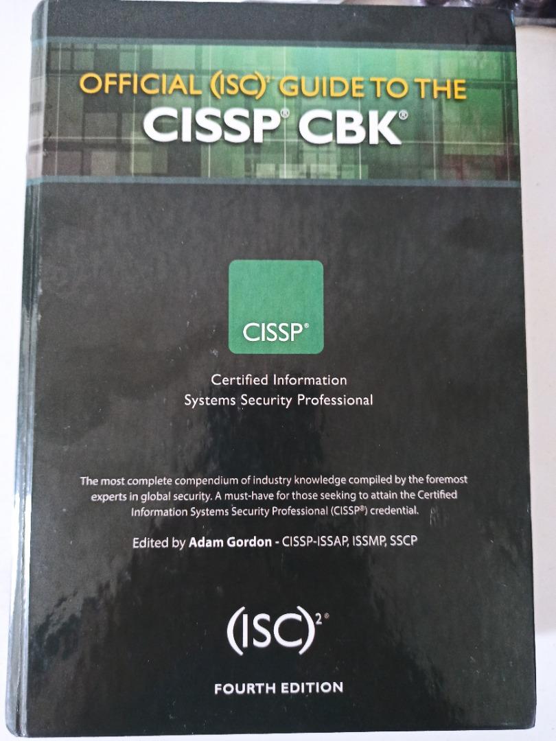 Official (ISC) Guide to the CISSP CBK, Adam Gordon, 4th edition, Hobbies & Toys, Books ...
