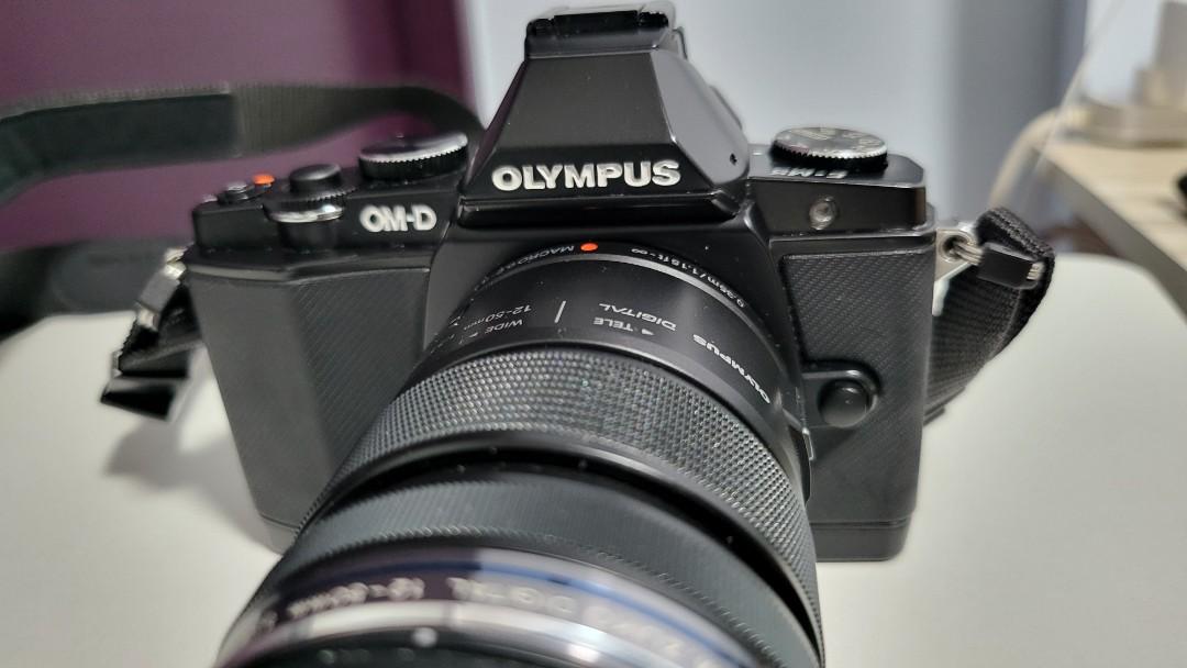 Olympus EM5 MKI Black, Photography, Cameras on Carousell