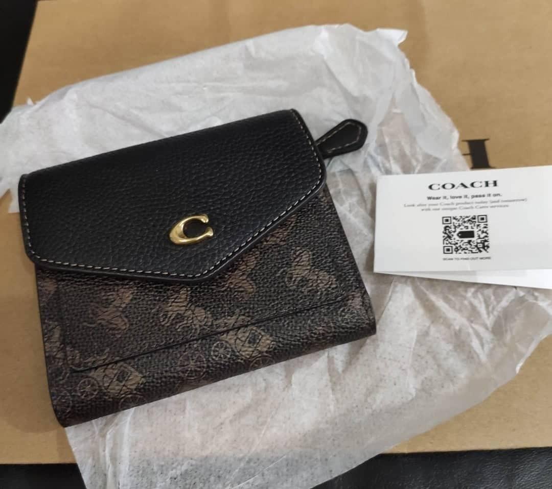Original Coach Wyn Small Wallet with Horse and Carriage in Truffle ...