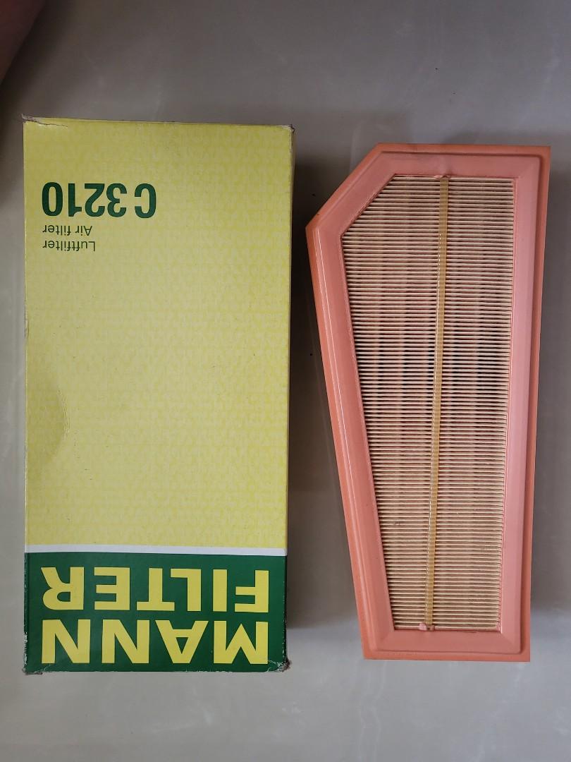 Original Mann Air Filter for Mercedes W204, W207, W212, Car Accessories ...