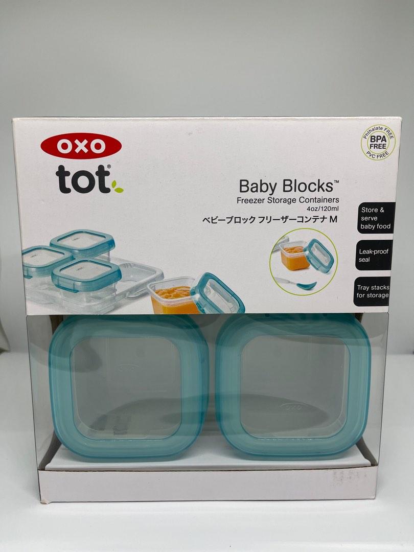 Oxo Tot Food Storage Blocks (4oz), Babies & Kids, Nursing & Feeding ...