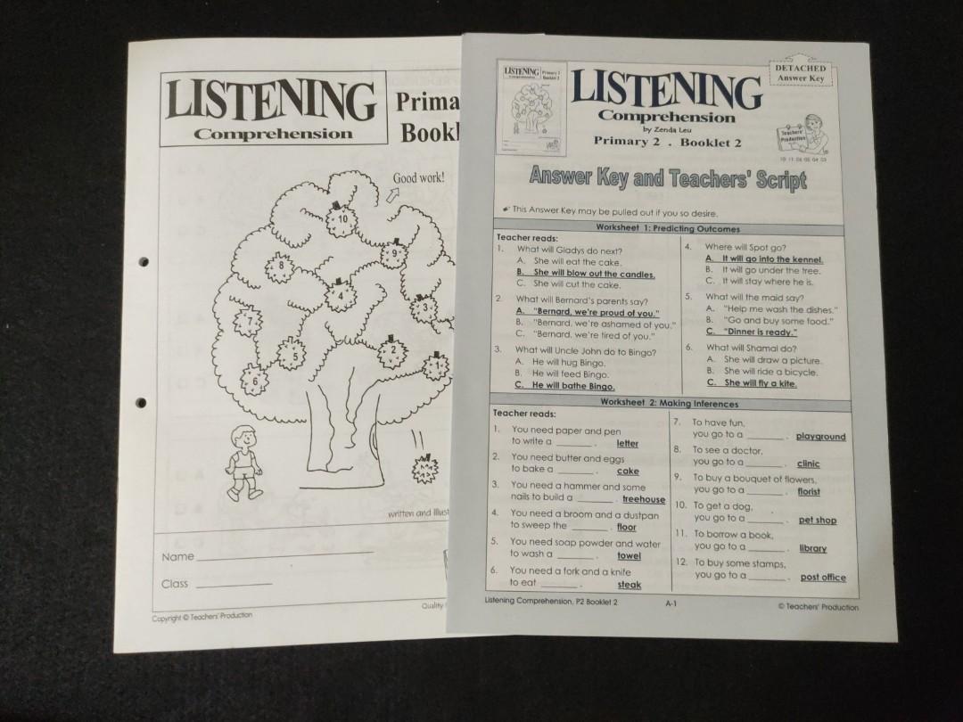 P2 Sounds & Listening Comprehension, Hobbies & Toys, Books & Magazines ...