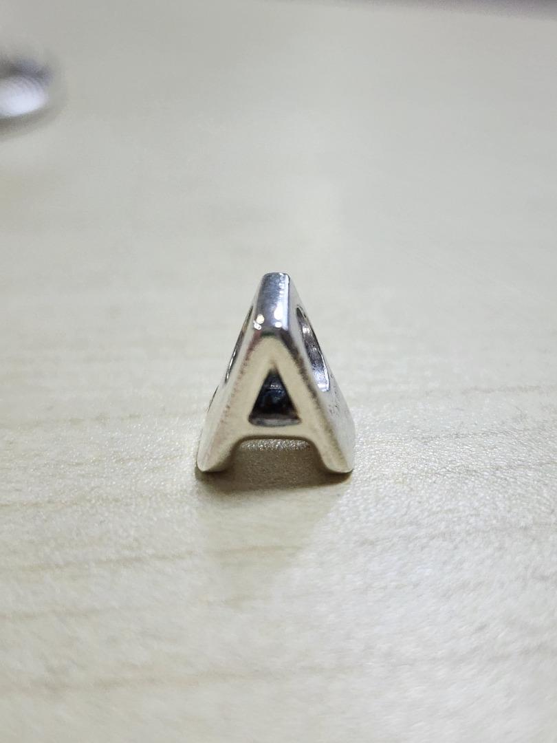Pandora Letter A Alphabet Charm 797455, Women's Fashion, Jewelry ...