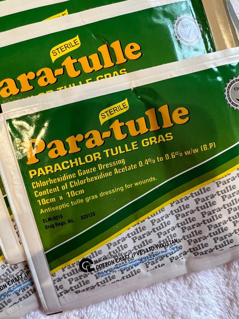 Paratulle wound dressing (9pcs), Health & Nutrition, Medical Supplies ...