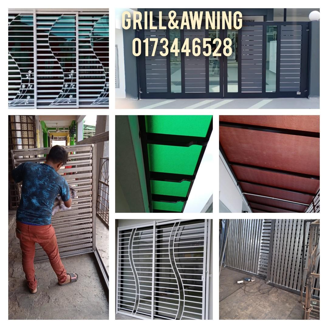 Pasang grill dan awning area saujana Rawang 0173446528, Services, Home ...