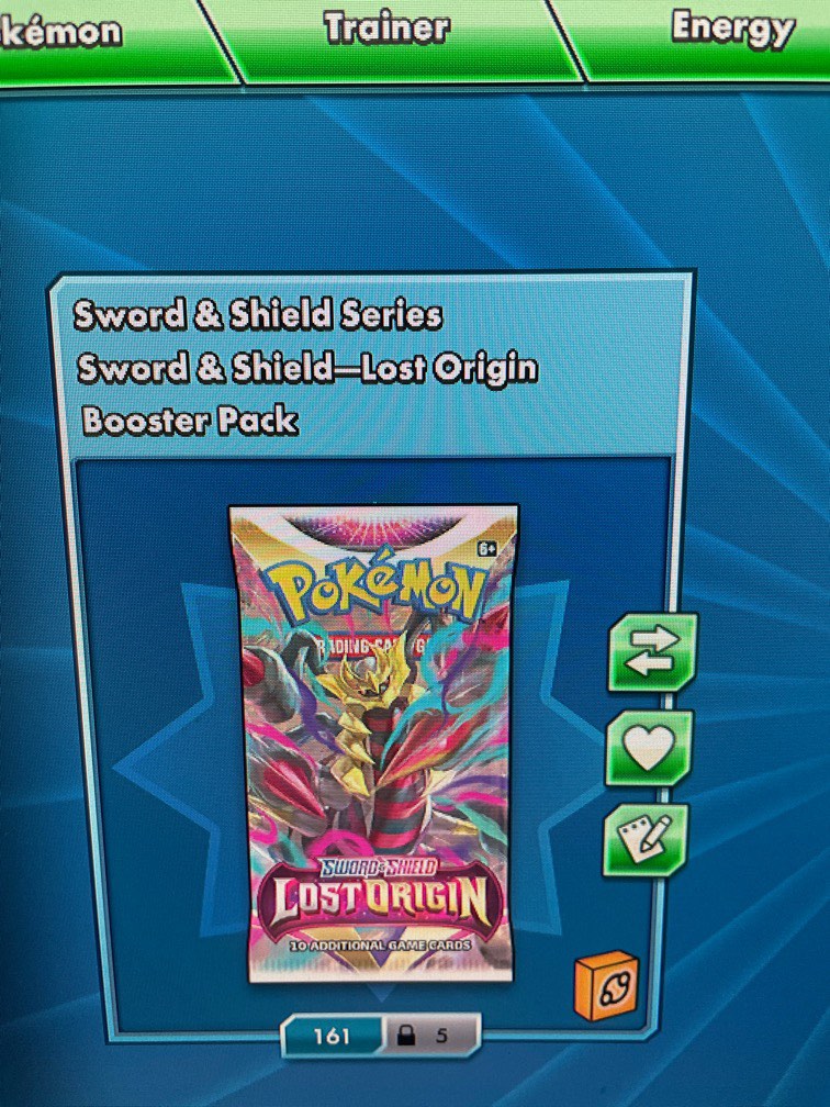 Pokemon Lost Origin Codes, Video Gaming, Gaming Accessories, In-Game Products on Carousell