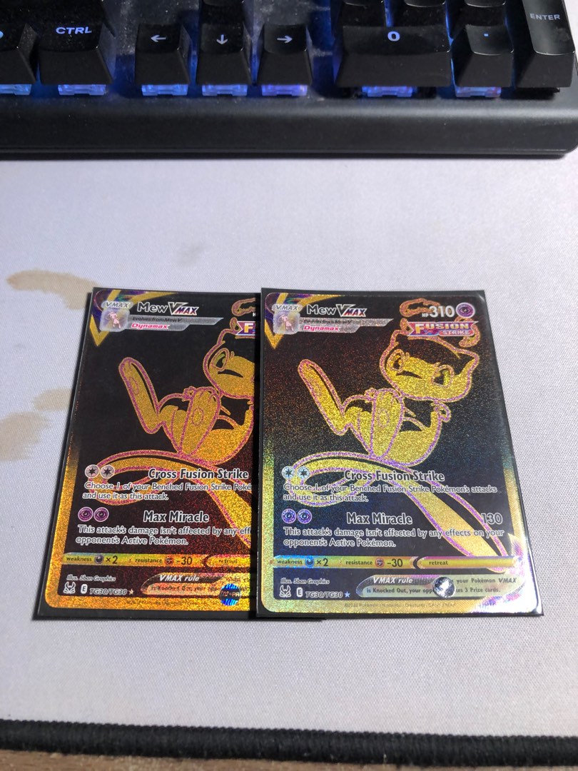 Pokemon Mew VMAX Trainer Gallery Lost Origins, Hobbies & Toys, Toys ...