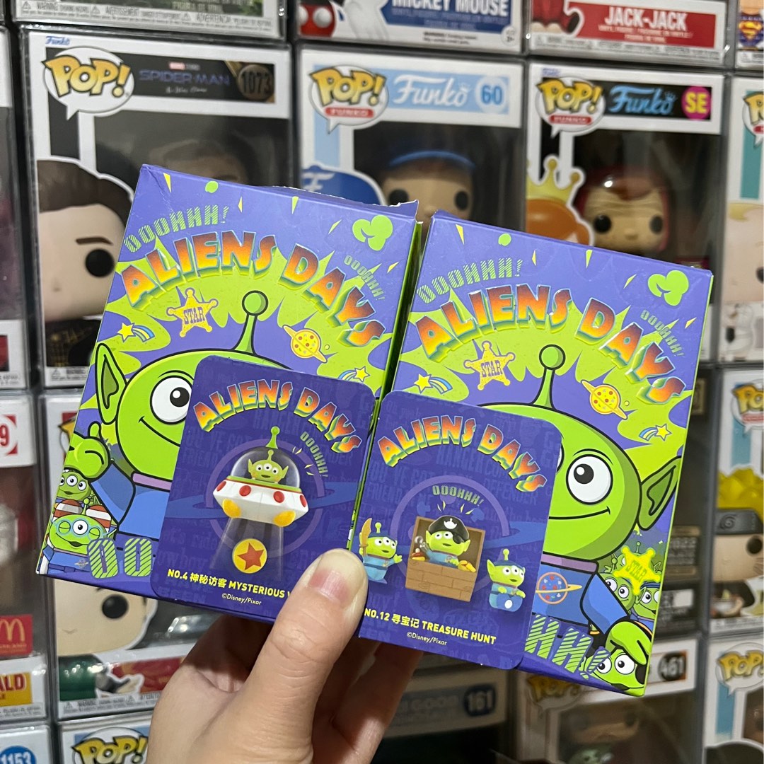 POPMART aliens days Pop Mart toy story aliens blind box, Hobbies & Toys ...