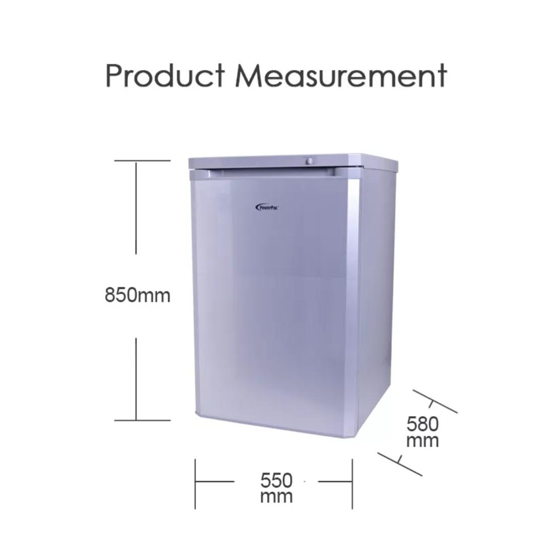 PowerPac chest upright freezer 90L (black), TV & Home Appliances ...