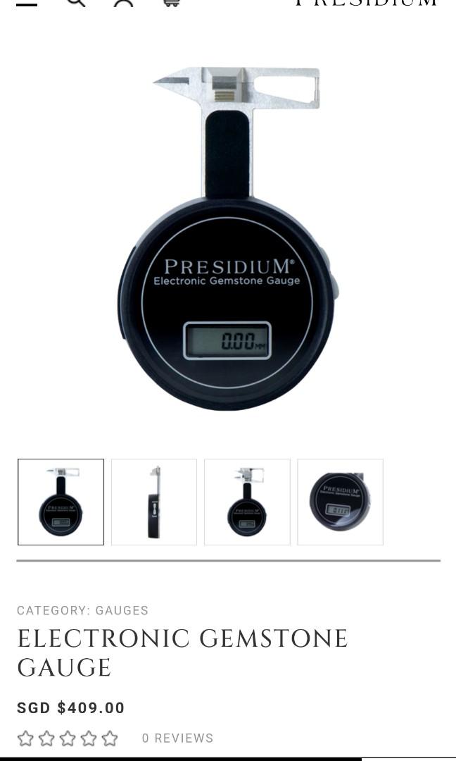 Presidium ELECTRONIC GEMSTONE GAUGE, Computers & Tech, Parts & Accessories, Other Accessories on ...