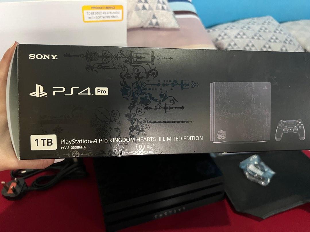 Ps4 pro kingdom hearts III Limited Edition, Video Gaming, Video Game ...
