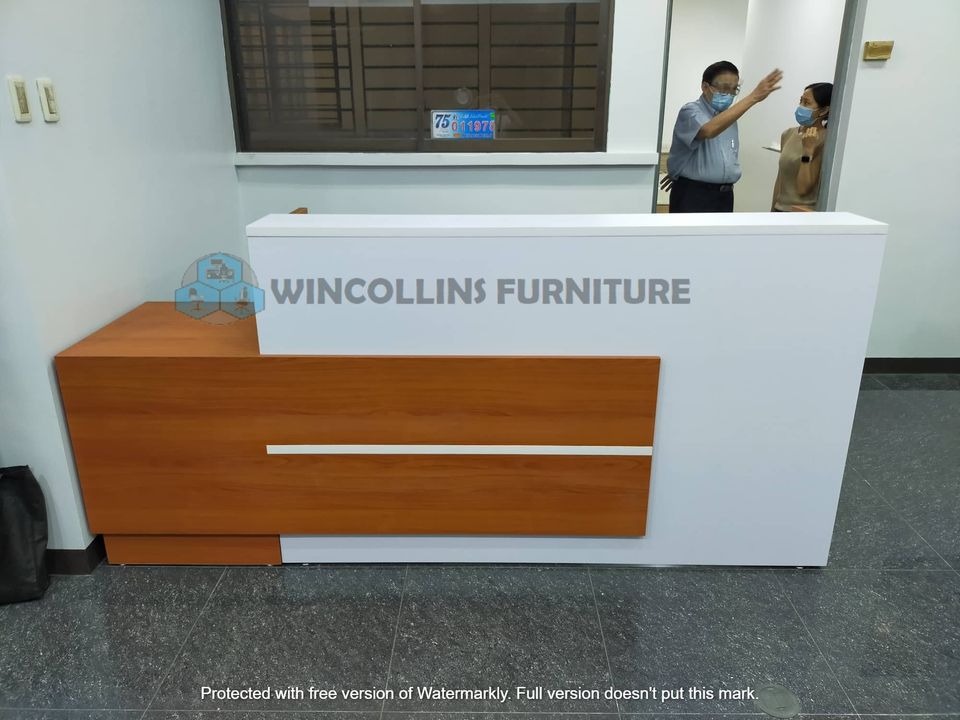 ;;reception Counter table, Furniture & Home Living, Office Furniture ...