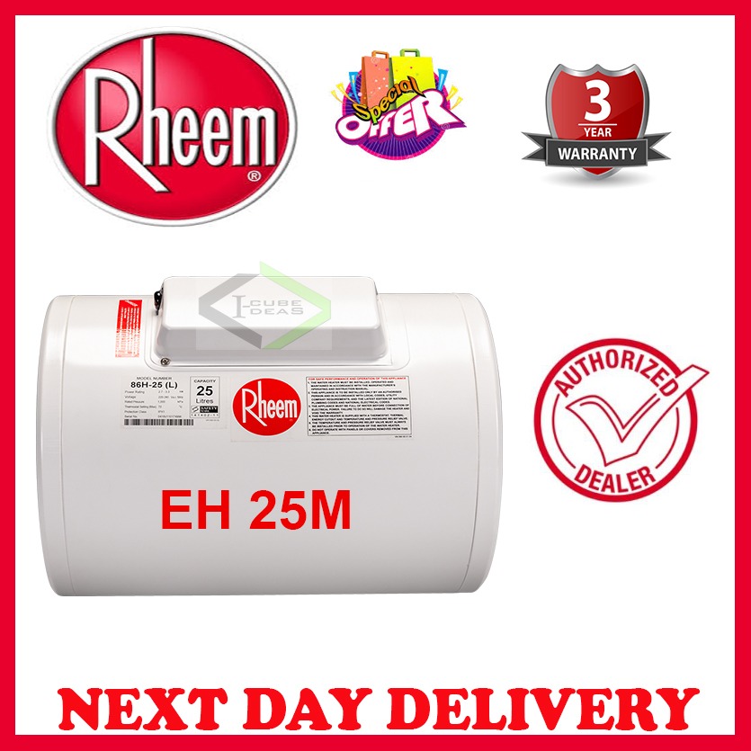 Rheem EH 25M Storage Heater 25L Authorized Dealer, TV & Home Appliances, Water Heater & Instant ...