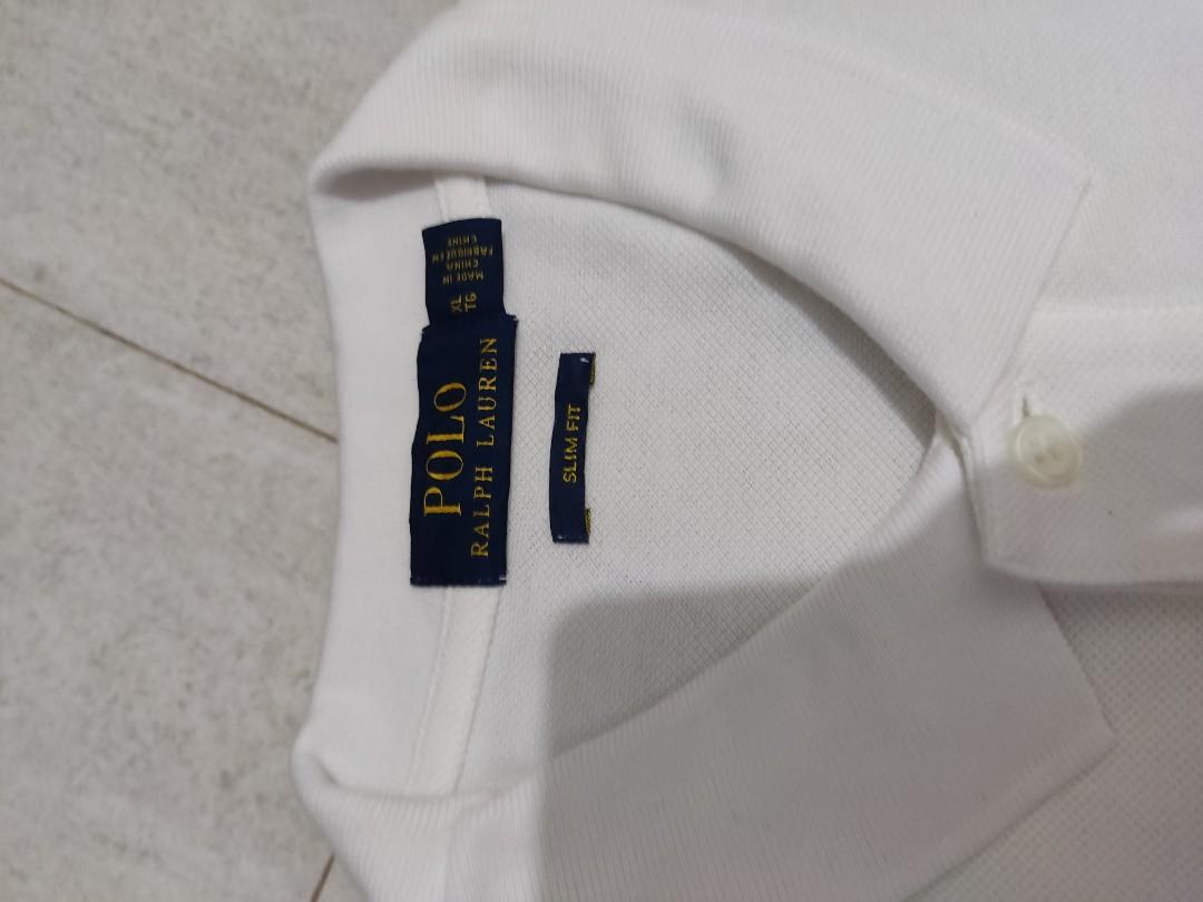 RL Gold tag White Polo shirt, Men's Fashion, Tops & Sets, Tshirts ...