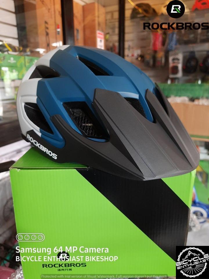 Rockbros MTB Helmet Mountain Bike Cycling Helmets XC Cross-Country Bicycle ROCKBROS, Sports ...
