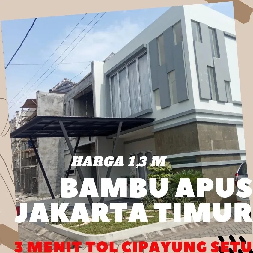 Rumah Murah Bambu Apus Jakarta 3 Menit Ke Tol Cipayung ., Properti ...