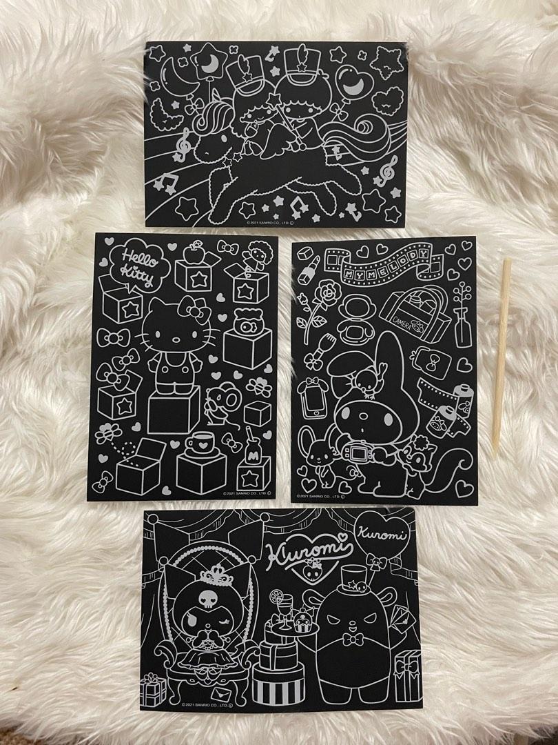 Sanrio Character Scratch Art, Hobbies & Toys, Stationary & Craft, Art ...
