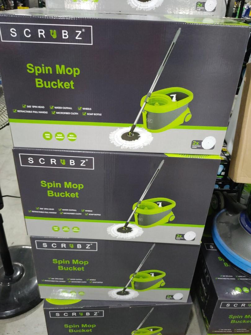 Scrubz Spin Mop bucket, Furniture & Home Living, Cleaning & Homecare Supplies, Cleaning Tools ...