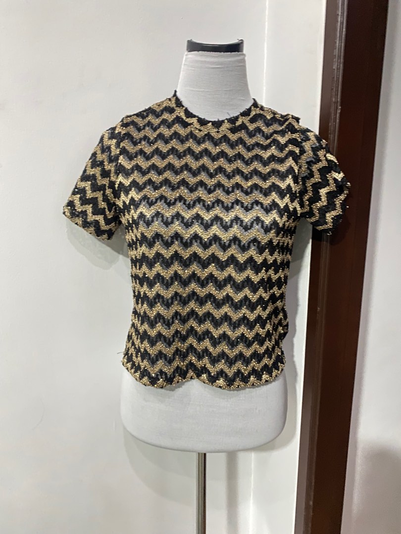 see through Forme blouse, Women's Fashion, Tops, Blouses on Carousell