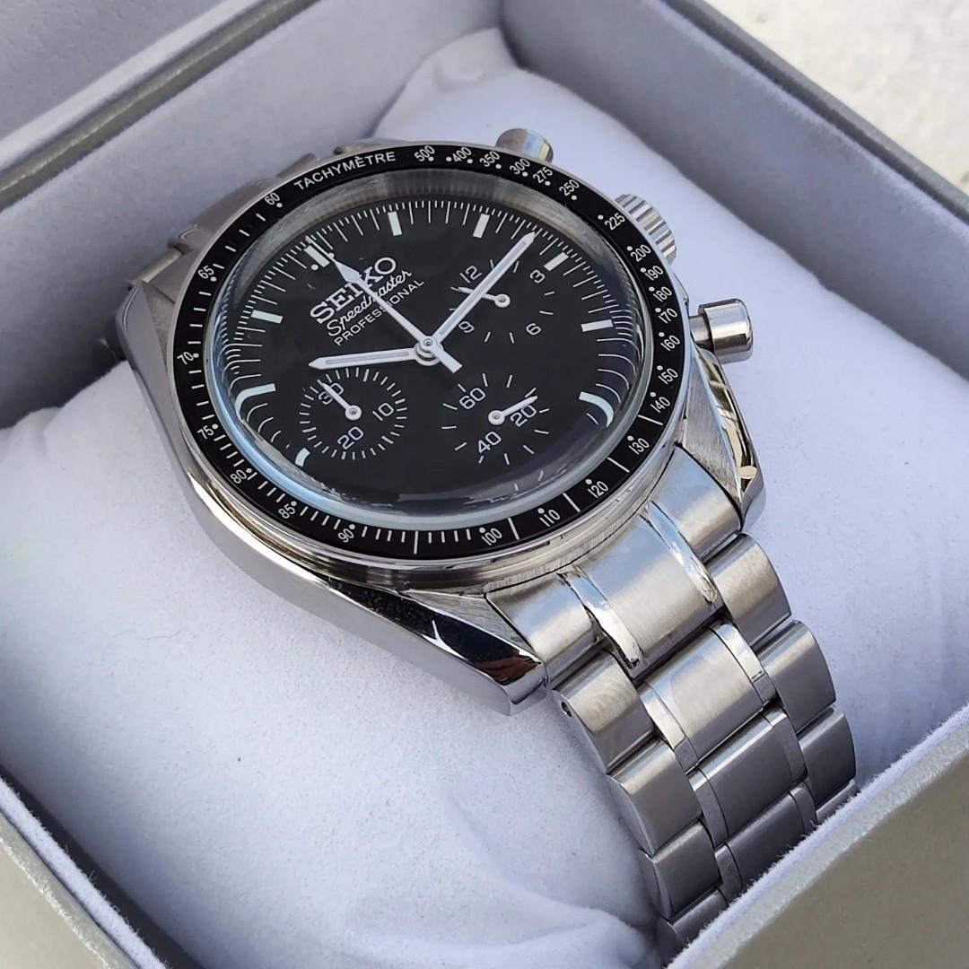 Seiko Omega Speedtimer Mod, Men's Fashion, Watches & Accessories ...