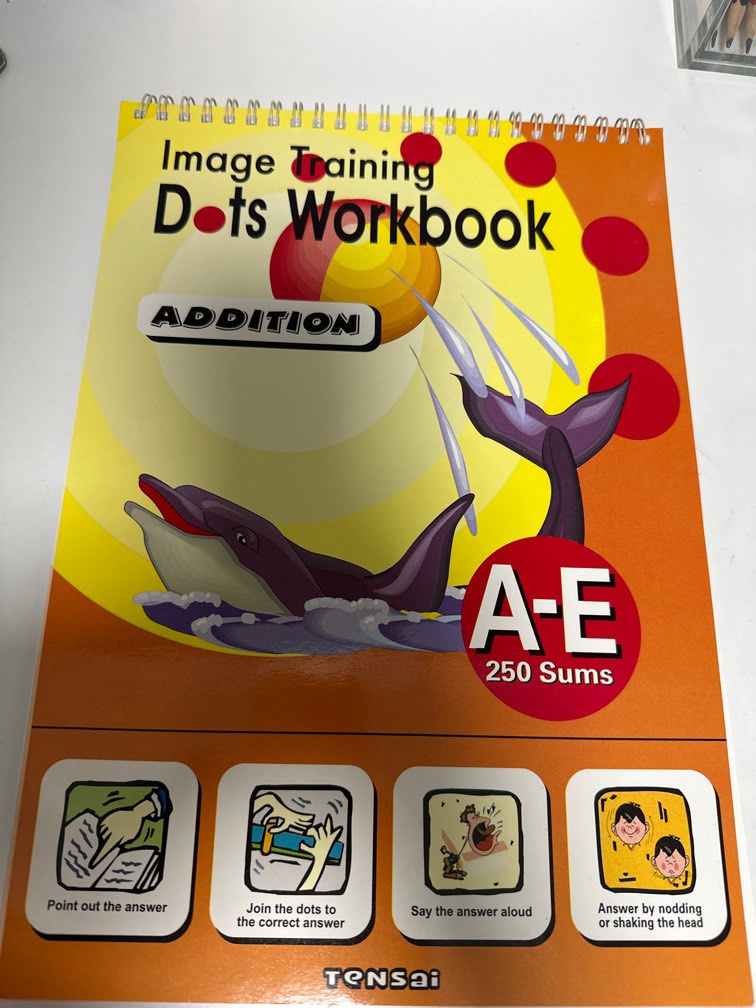 Shichida image training dots workbook - addition & subtractions (250 ...