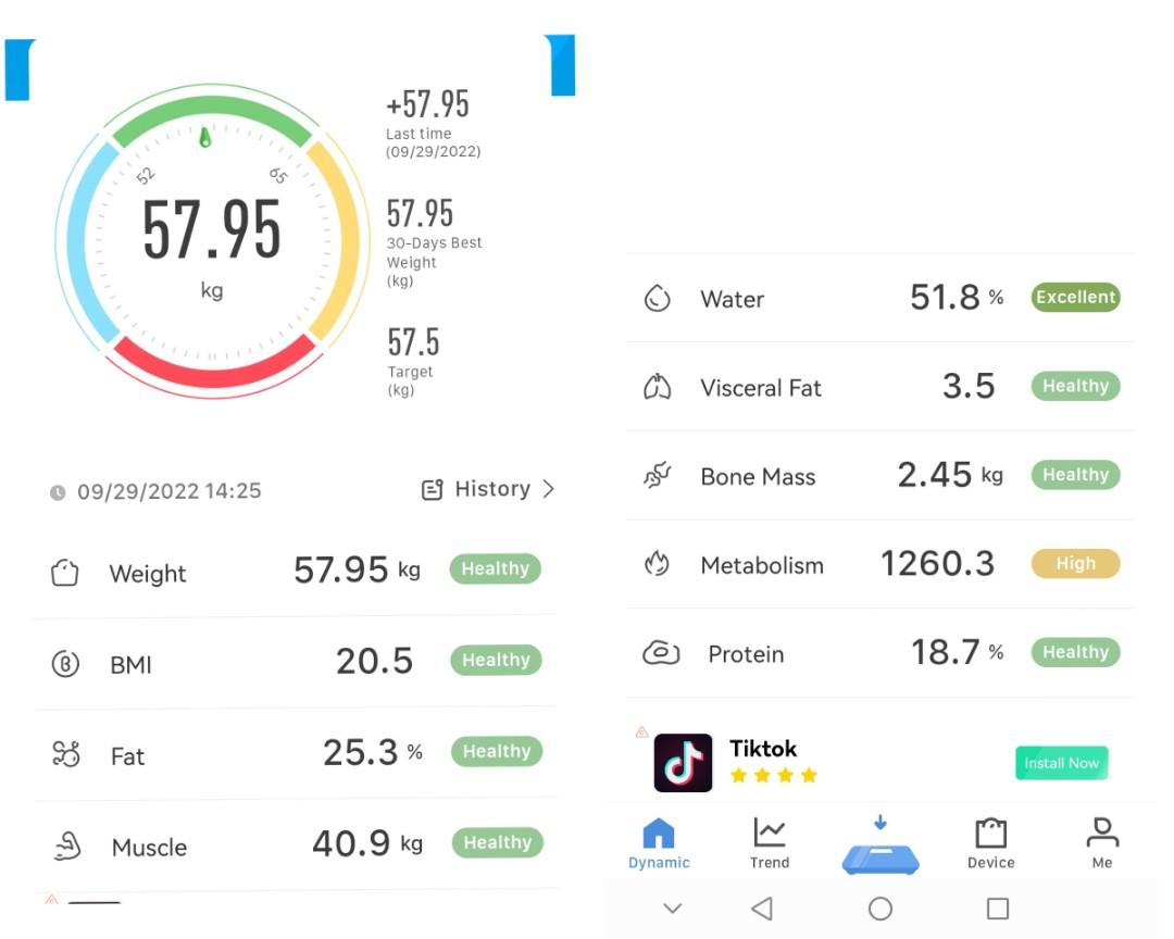 Smart BMI Digital Weighing Scale Measure Weight and LED Display Body ...