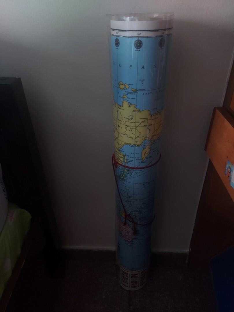 Super Detailed World Map, with all City in the country being labelled ...