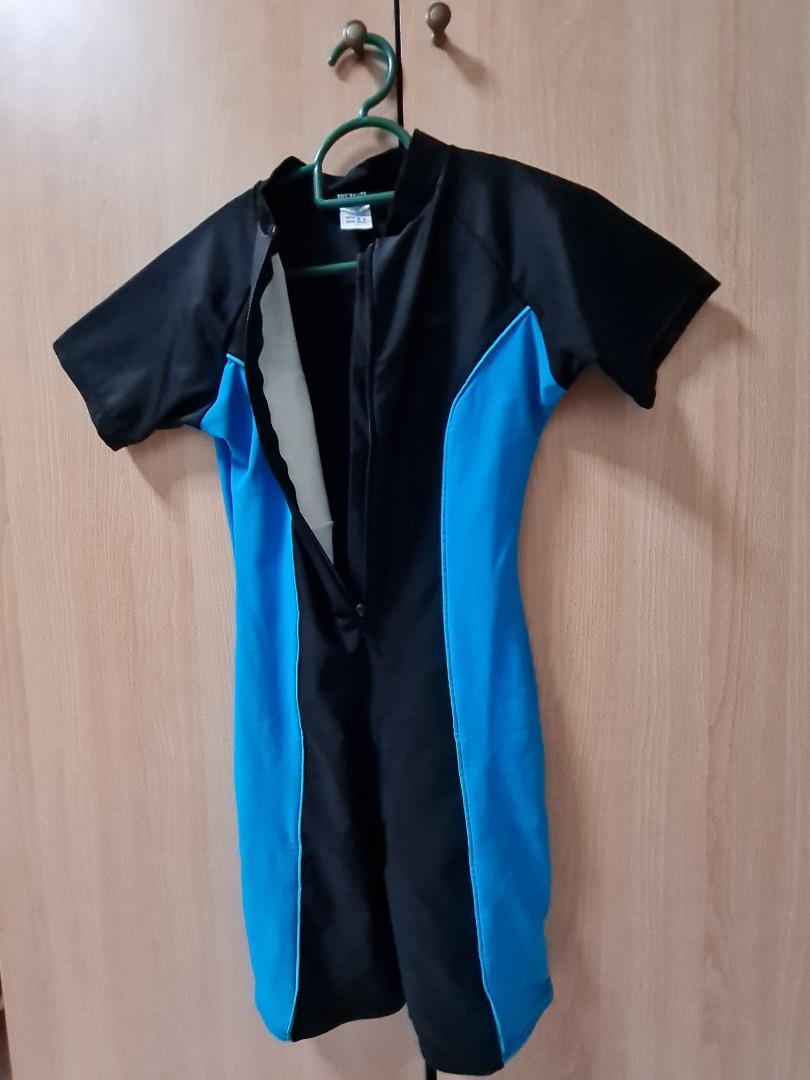 [FREE MAIL]Swimming costume swim wear suit kids teenager Waveline ...