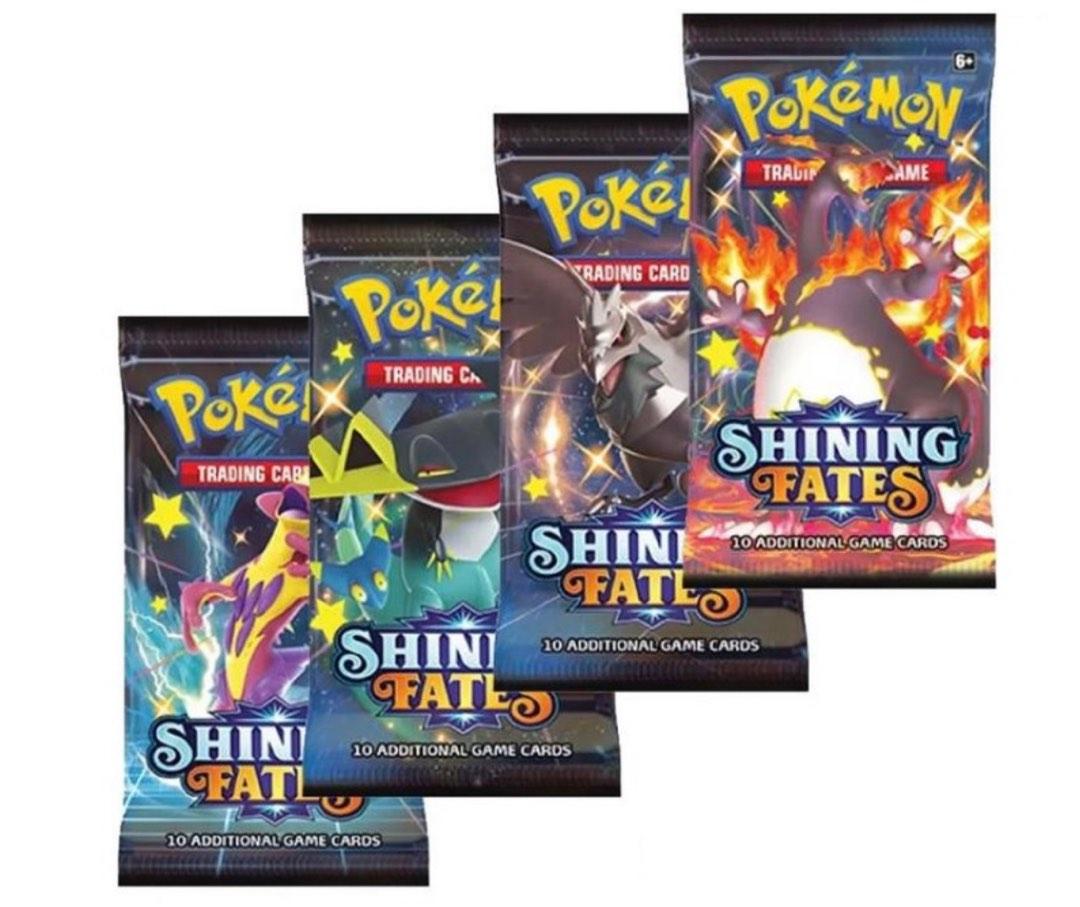 Tcg pokemon Shining fates packs, Hobbies & Toys, Toys & Games on Carousell