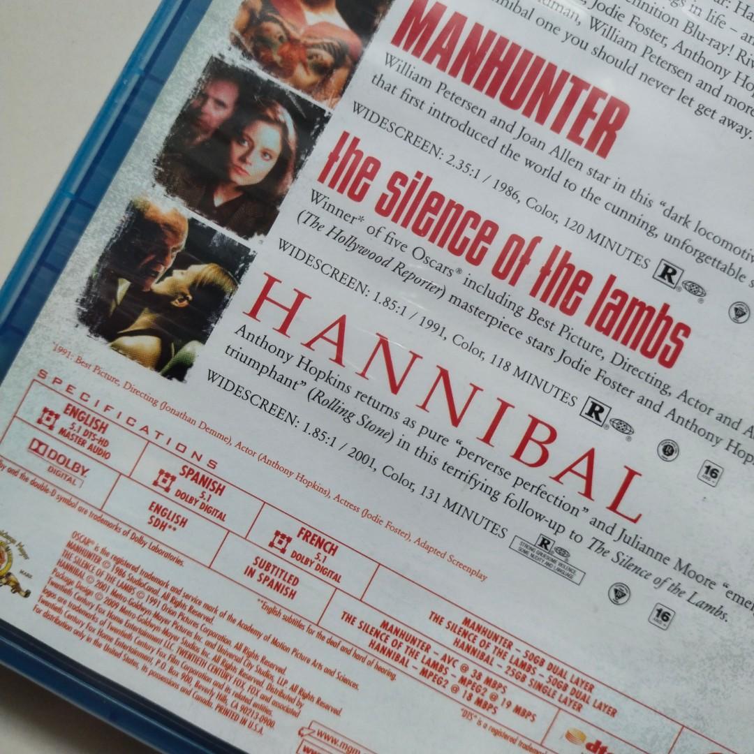 The Hannibal Lecter Collection (Manhunter, Silence of the Lamb ...