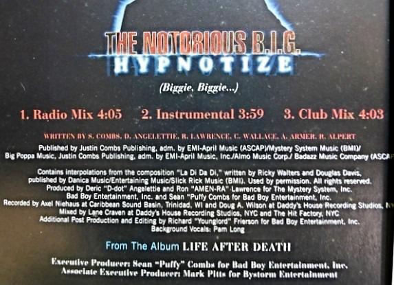 THE NOTORIOUS B.I.G. - "Hypnotize" CD Maxi-Single (1997), Hobbies ...