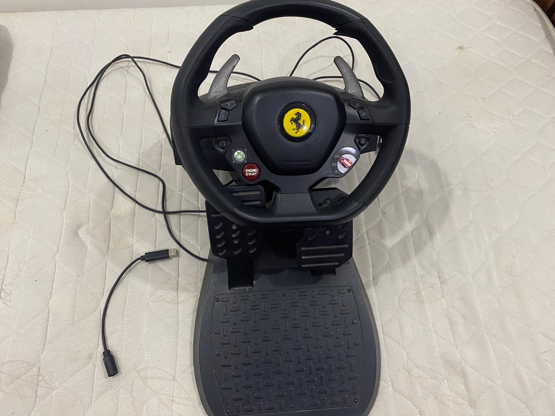 THRUSTMASTER FERRARI GAMING WHEEL, Hobbies & Toys, Toys & Games on ...