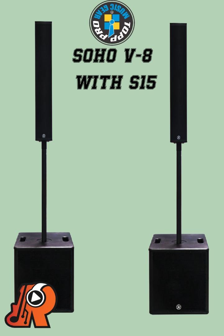 Topp Pro SOHO V8 Plus System with S15 Sub (Pair), Audio, Soundbars, Speakers & Amplifiers on ...