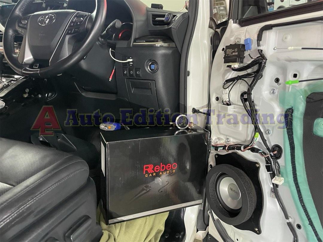 Toyota Alphard on Rebec Audio full package - speakers DSP digital sound ...