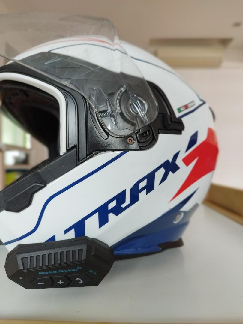 Trax helmet with intercoms, Motorcycles, Motorcycle Accessories on ...