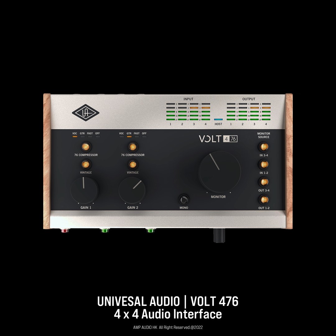 Universal Audio | Volt 476 | Audio Interface, 音響器材, 可攜式音響設備 - Carousell