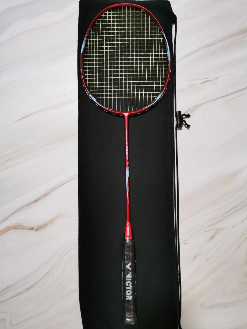 Victor Jetspeed S 700HT Badminton Racket, Sports Equipment, Sports ...